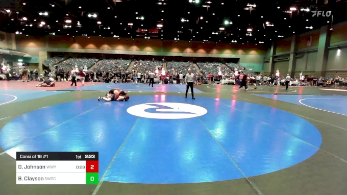 184 lbs Consi Of 16 #1 - Darion Johnson, Western Wyoming vs Boe Clayson ...
