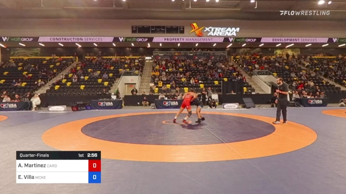 57 kg Quarterfinal - Amanda Martinez, CARD/TMWC vs Elvie Villa ...