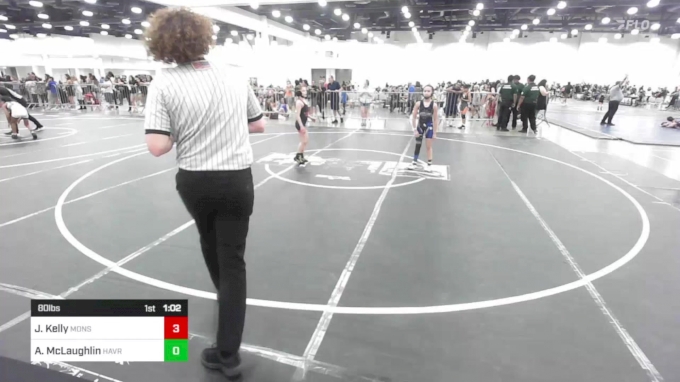 80 lbs Quarterfinal - Jessie Kelly, Monster Garage vs Aubrey McLaughlin ...