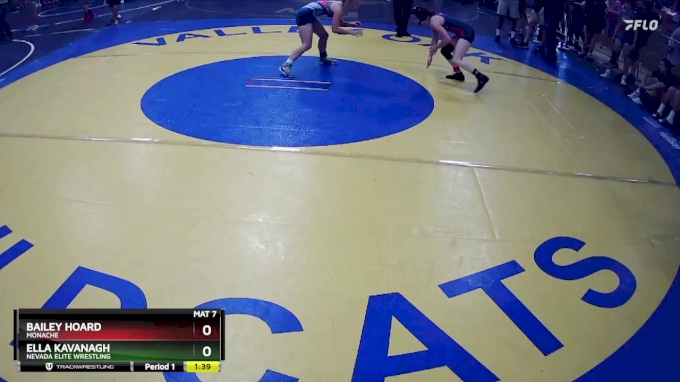 100 lbs Semifinal - Bailey Hoard, Monache vs Ella Kavanagh, Nevada ...