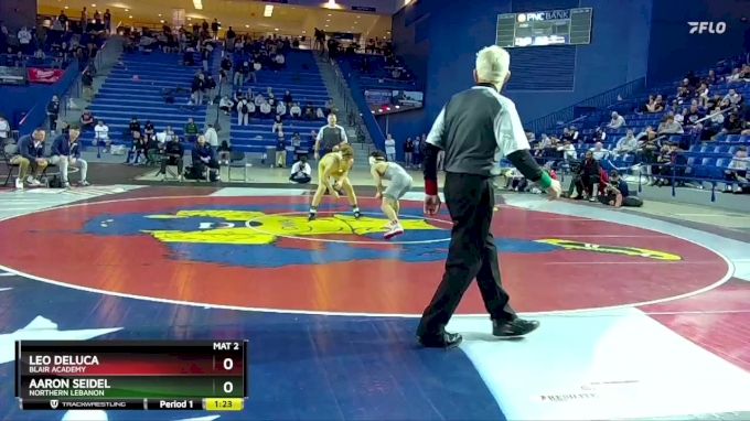 120 lbs 1st Place Match - Leo DeLuca, Blair Academy vs Aaron Seidel ...
