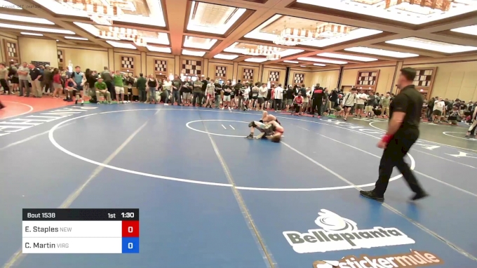 113 lbs Consi Of 8 #2 - Ethan Staples, New Jersey vs Colin Martin ...