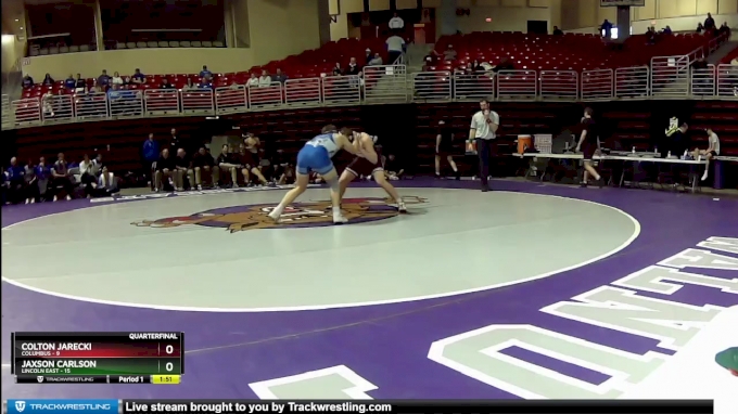 165 lbs Quarters & 1st Wb (16 Team) - Colton Jarecki, Columbus vs ...