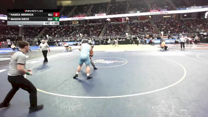 II-285 lbs Champ. Round 2 - Hamza Merrick, Wilson vs Mason Dietz ...