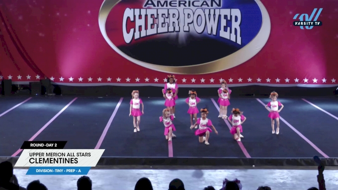 Upper Merion All Stars - Clementines [2024 L1.1 Tiny - PREP - A Day 2] 2024 Cheer Power Trenton ...
