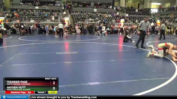 110 lbs Semifinal - Thunder Page, South Central Punishers vs Hayden ...