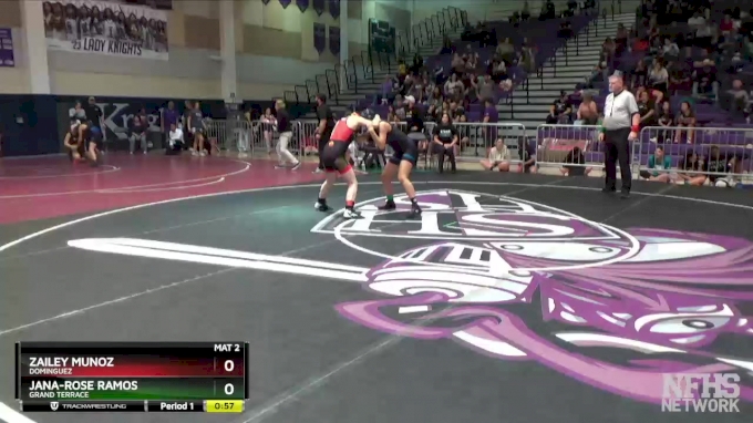 111 lbs Cons. Round 1 - Zailey Munoz, Dominguez vs Jana-Rose Ramos ...