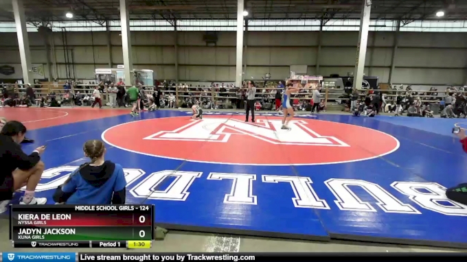 124 lbs Champ. Round 1 - Kiera De Leon, Nyssa Girls vs Jadyn Jackson ...