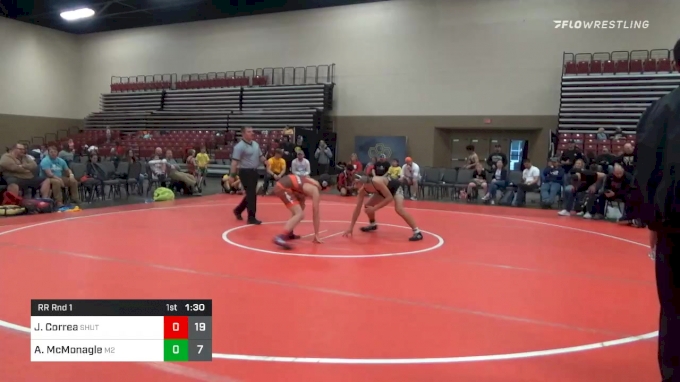 136 lbs Prelims - Jude Correa, Team Shutt (PA) vs Andrew McMonagle, M2 ...