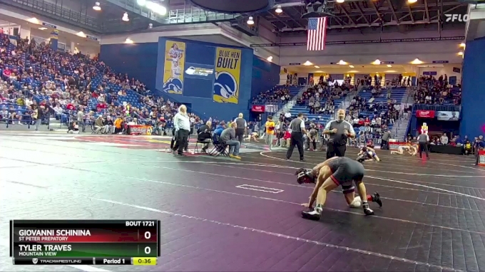 138 lbs Cons. Round 5 - Tyler Traves, Mountain View vs Giovanni ...