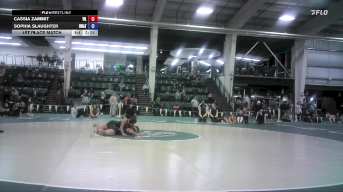 131 lbs 1st Place Match - Sophia Slaughter, Unattached vs Cassia Zammit ...