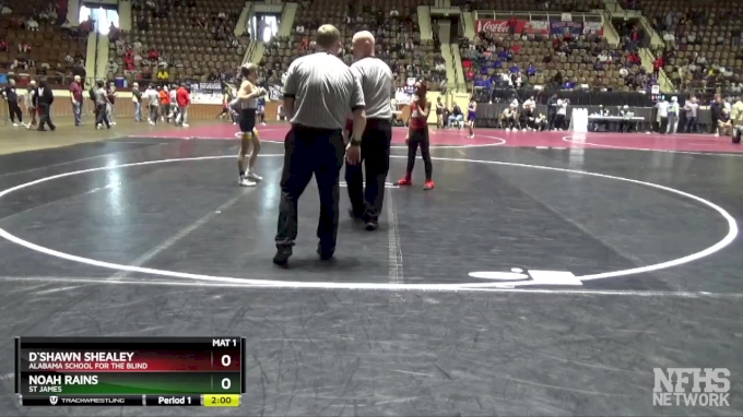 1A-4A 106 Champ. Round 1 - Noah Rains, St James vs D`shawn Shealey ...
