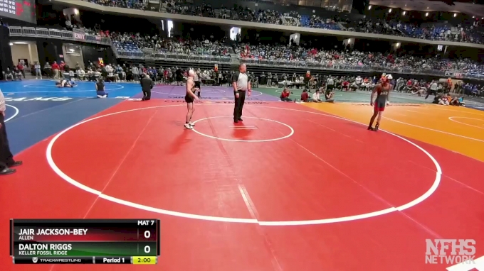 6A 132 lbs Champ. Round 1 - Jair Jackson-Bey, Allen vs Dalton Riggs ...