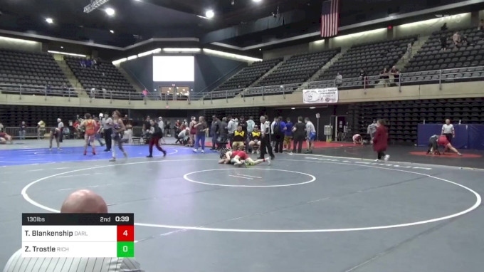 130 lbs Consi Of 8 #2 - Tommy Blankenship, Darlington vs Zane Trostle ...