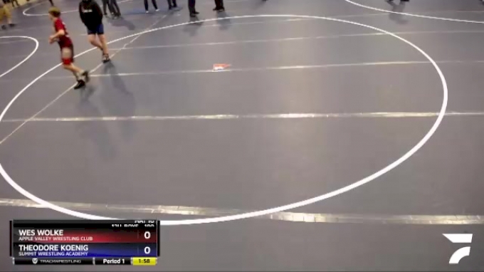 190 lbs Round 5 - Wes Wolke, Apple Valley Wrestling Club vs Theodore ...