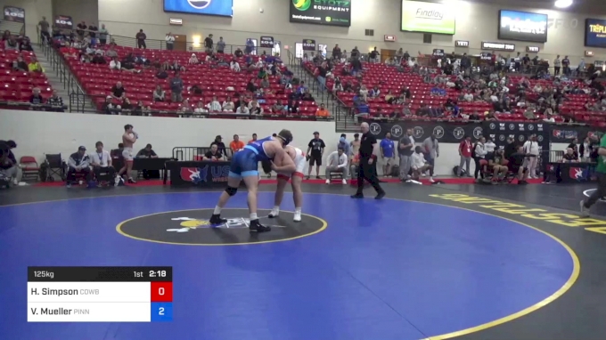125 kg Cons 8 #2 - Hayden Simpson, Cowboy RTC vs Vincent Mueller ...