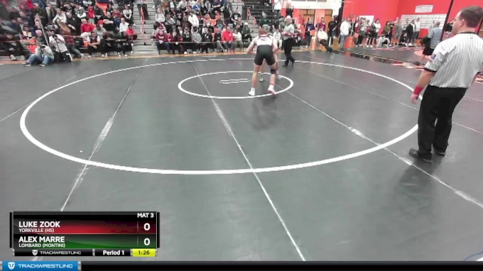 175 lbs 3rd Place Match - Luke Zook, YORKVILLE (HS) vs Alex Marre ...