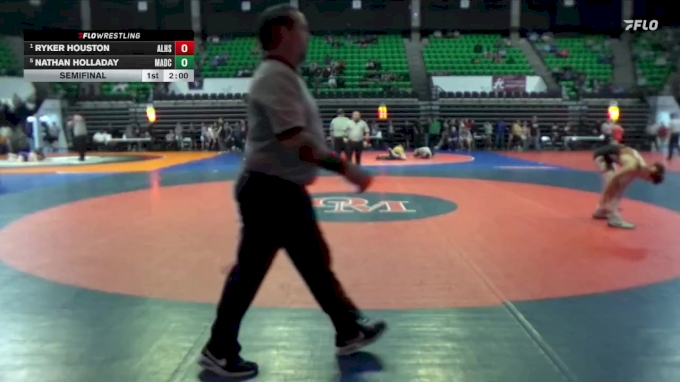 1A-4A 113 Semifinal - Ryker Houston, Alexandria HS vs Nathan Holladay ...