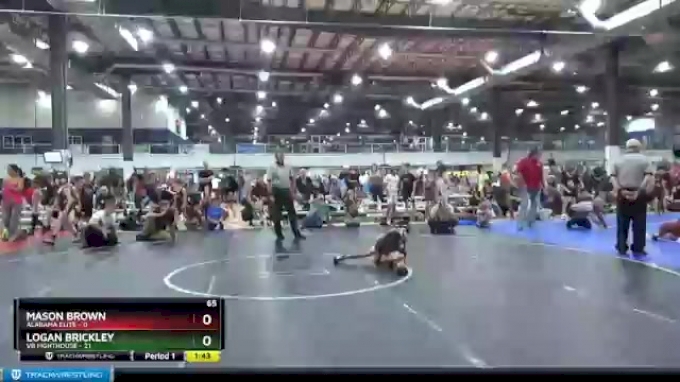 65 lbs Finals (2 Team) - Logan Brickley, VB FIGHTHOUSE vs Mason Brown ...