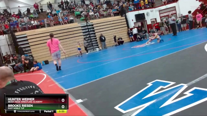 53 lbs Cons. Semi - Brooks Riesen, East Noble TUF vs Hunter Weimer ...