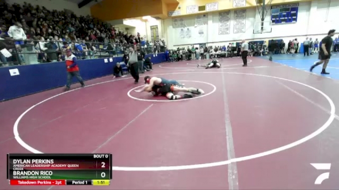 190 lbs Round 1 - Dylan Perkins, American Leadership Academy Queen ...