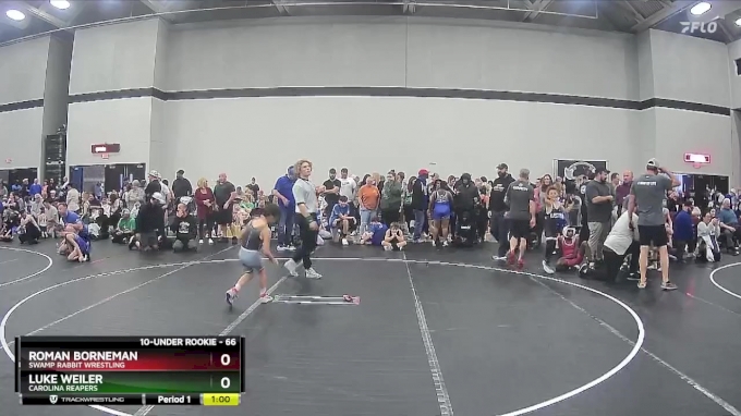 66 lbs Round 3 - Roman Borneman, Swamp Rabbit Wrestling vs Luke Weiler ...