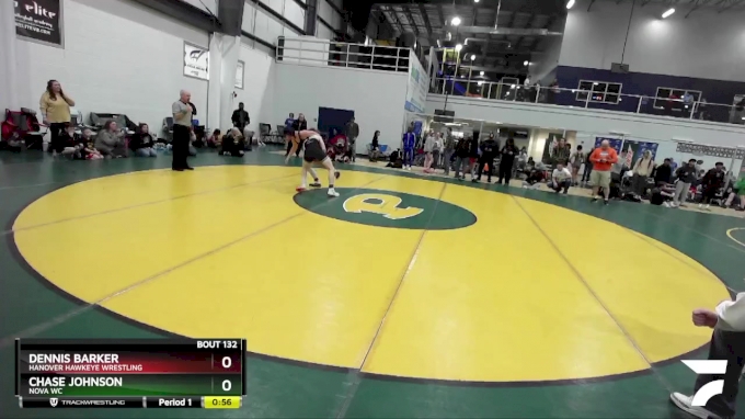 141 lbs Semifinal - Chase Johnson, NOVA WC vs Dennis Barker, Hanover ...