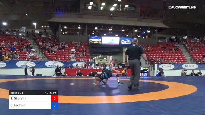 57 kg Rnd Of 16 - Graham Shore, Air Force RTC vs Daton Fix, TMWC ...