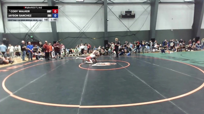 14U Boys Festival FS FS - 100 lbs Quarters - Cody Walker, Inland ...