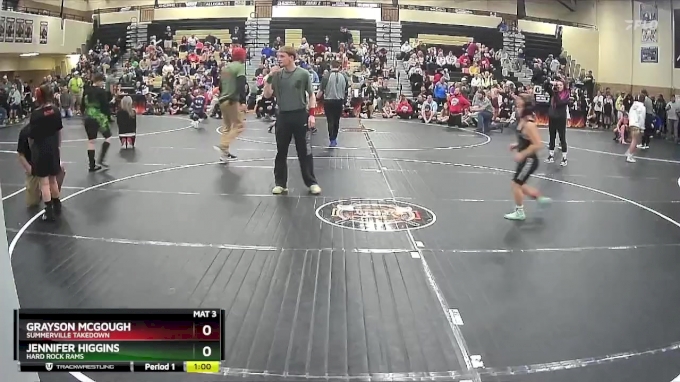 90 lbs Quarterfinal - Grayson McGough, Summerville Takedown vs Jennifer ...