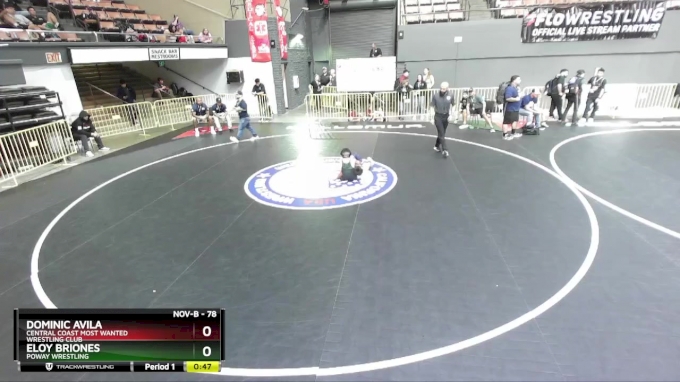 78 lbs Champ. Round 3 - Dominic Avila, Central Coast Most Wanted ...