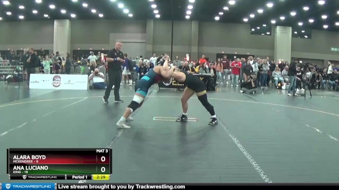 143 lbs Semis & 3rd Wb (16 Team) - Ana Luciano, King vs Alara Boyd ...