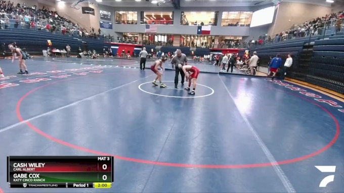 113 lbs Round 5 - Cash Wiley, Carl Albert vs Gabe Cox, Katy Cinco Ranch