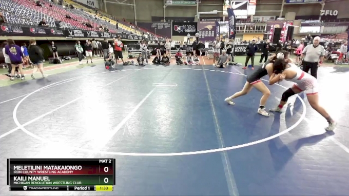 155 lbs Semifinal - Kaili Manuel, Michigan Revolution Wrestling Club vs ...