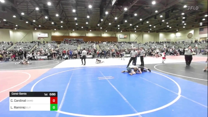 109 lbs Consolation - Colton Cardinal, Damonte Mustangs WC vs Logan ...