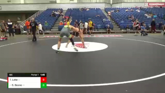 185 lbs Champ. Round 2 - Storm Beane, Dublin Coffman vs Tyler Lake ...