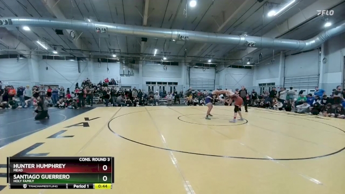 165 lbs Cons. Round 3 - Hunter Humphrey, Mead vs Santiago Guerrero ...