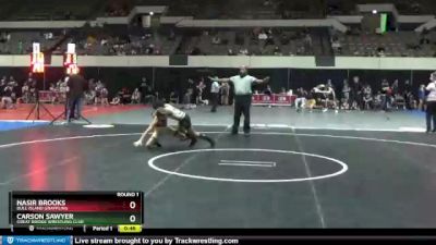 88 lbs Round 1 - Nasir Brooks, Bull Island Grappling vs Carson Sawyer ...