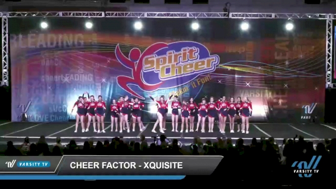 Cheer Factor - XQUISITE [2023 L4.2 Senior 01/07/2023] 2023 Spirit Cheer ...