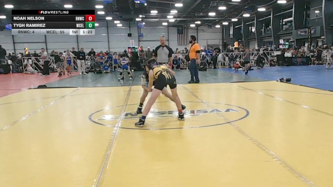 92 lbs Round 4 - 1:30pm Friday - Tygh Ramirez, West Coast Elite vs Noah ...