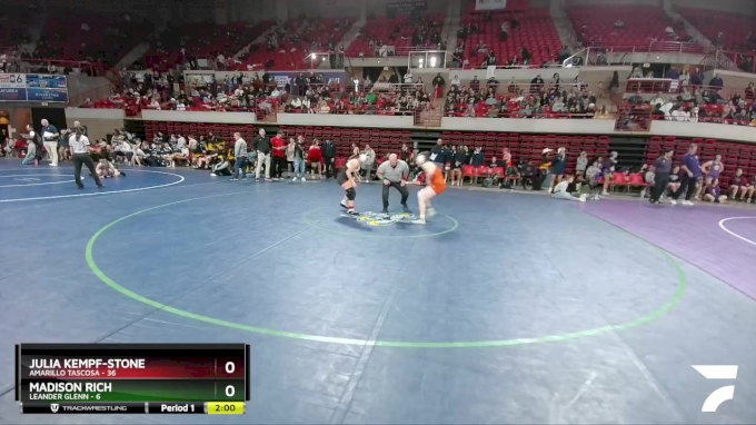 126 lbs 3rd Wb (16 Team) - Madison Rich, Leander Glenn vs Julia Kempf ...