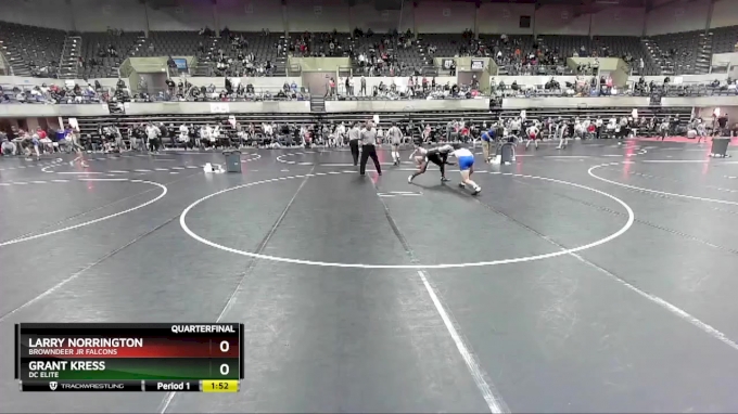 160 lbs Quarterfinal - Larry Norrington, Browndeer Jr Falcons vs Grant ...
