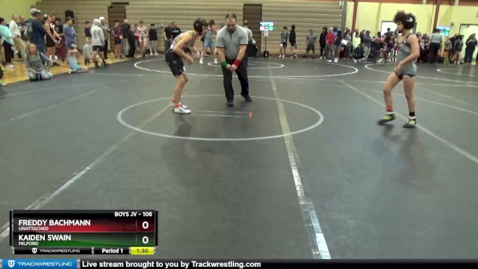 106 lbs Round 1 - Freddy Bachmann, Unattached vs Kaiden Swain, Milford