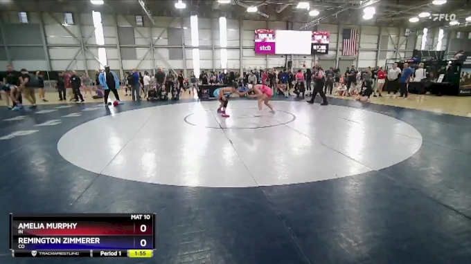 53 lbs Champ. Round 2 - Amelia Murphy, IN vs Remington Zimmerer, CO