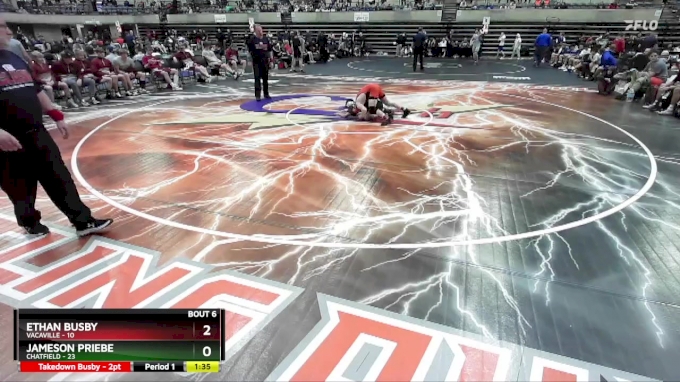 107 lbs Round 3 (4 Team) - Ethan Busby, Vacaville vs Jameson Priebe ...