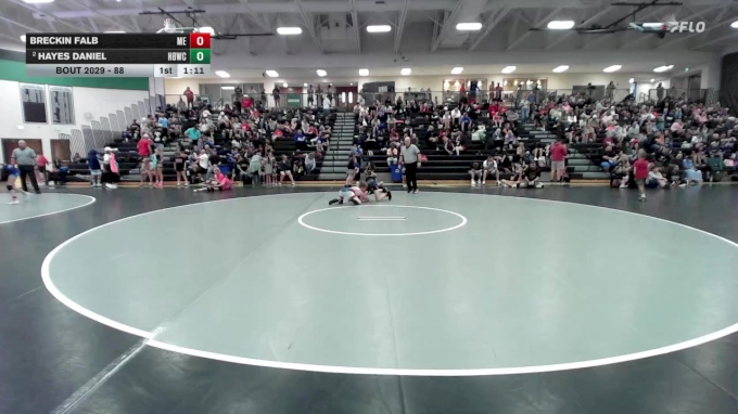 88 lbs Quarterfinal - Breckin Falb, Moyer Elite vs Hayes Daniel, Honey ...