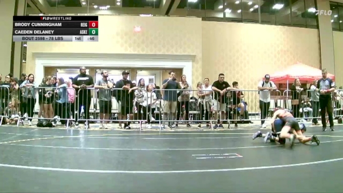 78 lbs Consi Of 8 #1 - Brody Cunningham, Reign WC vs Caeden Delaney ...