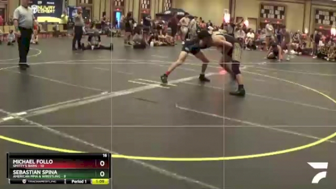 138 lbs Round 2 (6 Team) - Michael Follo, Smitty`s Barn vs Sebastian ...
