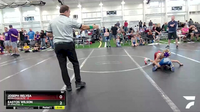 52 lbs Round 5 (6 Team) - Joseph Relyea, Revolution Elite vs Easton ...