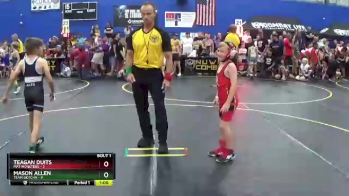 56 lbs Round 1 (4 Team) - Mason Allen, Team Gotcha vs Teagan Duits, Mat ...